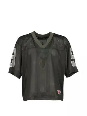 JUN/NAKAYAMA Paisley-print Mesh T-shirt - Black