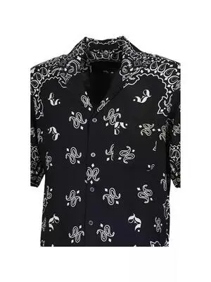 JUN/NAKAYAMA Paisley-print Short-sleeved Shirt