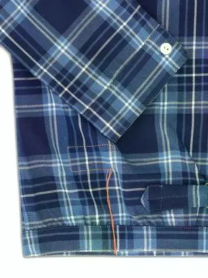 FORTELA Peter Checkered Cotton Shirt Jacket