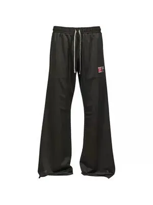 JUN/NAKAYAMA Logo-patch Mesh Track Pants - Black