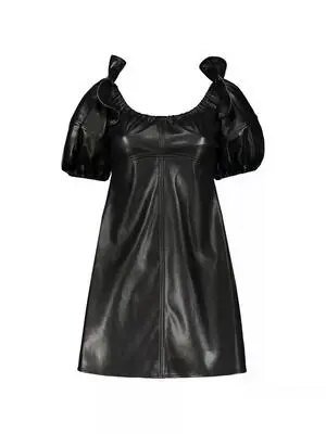 ELLERY Ruffled Balloon-sleeve Mini Dress