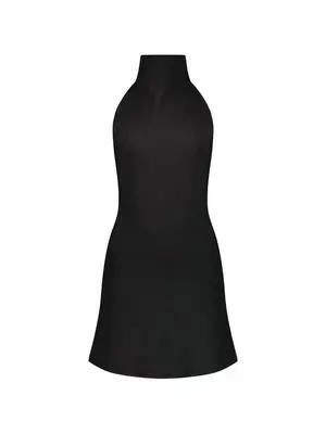 ELLERY Balloon Sleeve High-neck Mini Dress