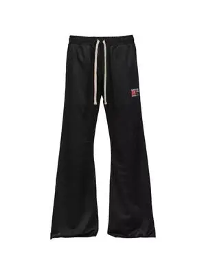 JUN/NAKAYAMA Mesh Logo-patch Track Pants - Black