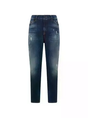 DIESEL® Washed Distressed Jeans - Blue