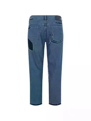 DIESEL® Distressed Straight-leg Jeans
