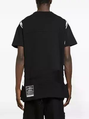 MASSIMO SABBADIN Graphic-print Panelled T-shirt