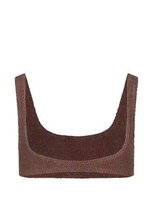 MC2 SAINT BARTH Naima Smocked Bikini Top