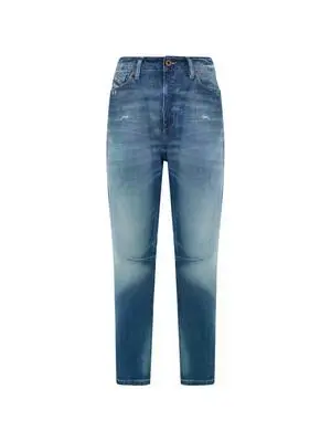 DIESEL® Faded Effect Slim-fit Jeans - Blue
