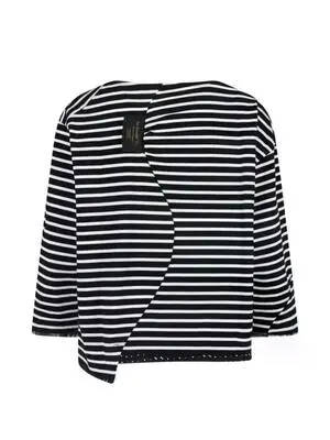 Undercover Striped Asymmetric Long-sleeve T-shirt