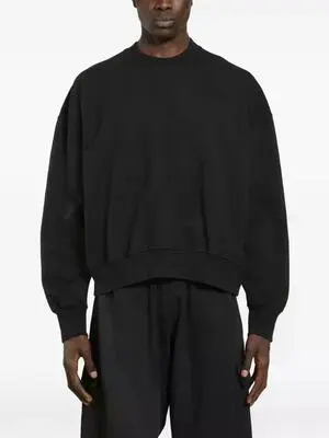 ROADLESS Crew Neck Long Sleeve Sweatshirt - Black