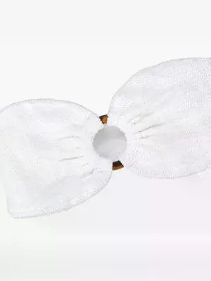 MC2 SAINT BARTH Yulia Ring-detail Bandeau Bikini Top