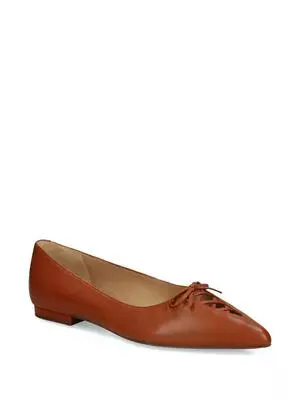 Ralph Lauren Lace-up Ballet Flats - Neutrals