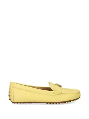 Ralph Lauren Logo-plaque Loafers - Yellow