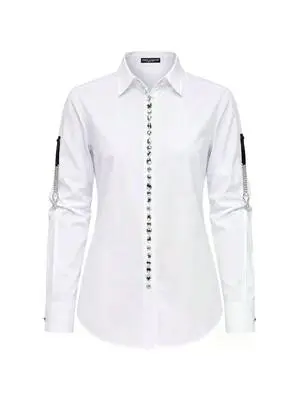 Dolce & Gabbana Embellished Chain Detail Shirt