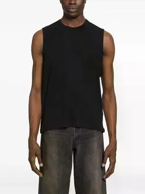 STEIN Wool Tank Top - Black