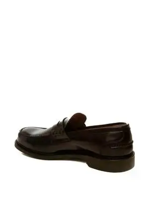 BERWICK 1707 Serrated-edge Penny Loafers - Brown