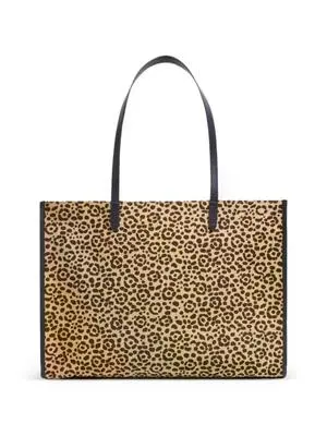 INOUI EDITIONS Felis Leopard Print Shoulder Bag