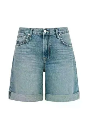 TWP Faded Turn-up Shorts - Blue