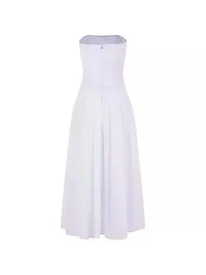 Raquel Diniz Ruched Strapless Dress