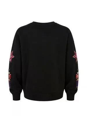 Dolce & Gabbana Sequin-embellished Embroidered Sweater - Black