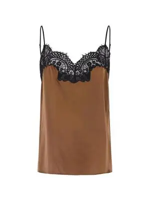 Co Lace-trim Silk Camisole