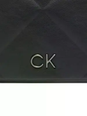 Calvin Klein Quilted Foldover Tote Bag
