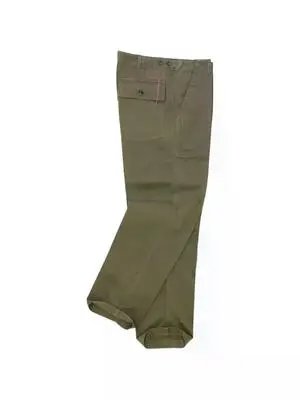 FORTELA Herringbone Cotton Trousers