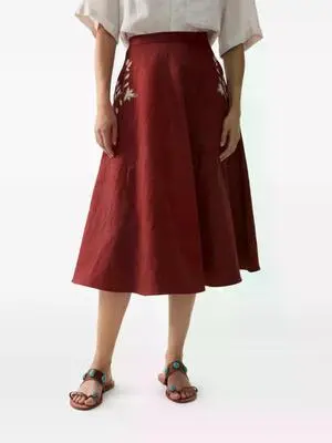 FORTELA Nicole Embroidered Skirt