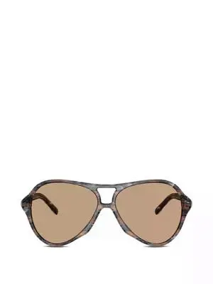 DIESEL® D-logo Pilot Sunglasses - Grey