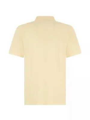 Gant Logo-embroidered Cotton Polo Shirt - Yellow