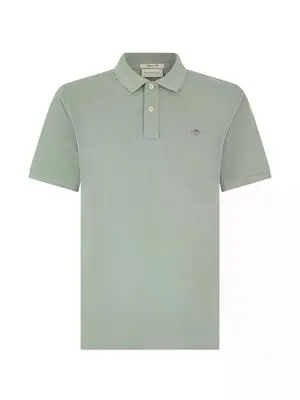 Gant Logo-embroidered Cotton Polo Shirt