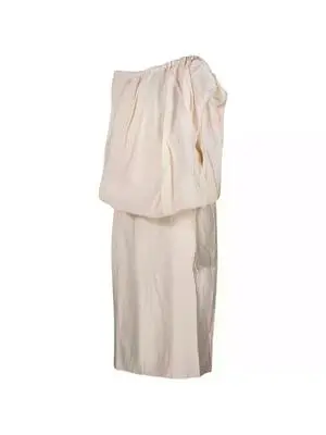 LAMRONS Off-shoulder Bubble Hem Dress