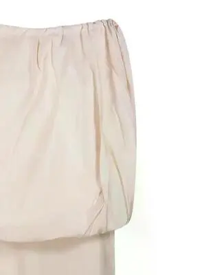 LAMRONS Off-shoulder Bubble Hem Dress