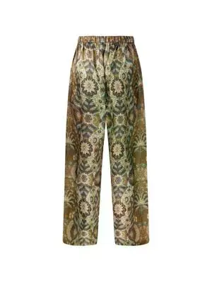 INTO THE EAST Floral Print Drawstring Trousers