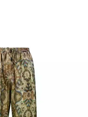 INTO THE EAST Floral Print Drawstring Trousers