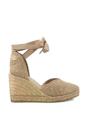 ESPADRILLES Cof Hilo Woven Ankle-tie - Neutrals