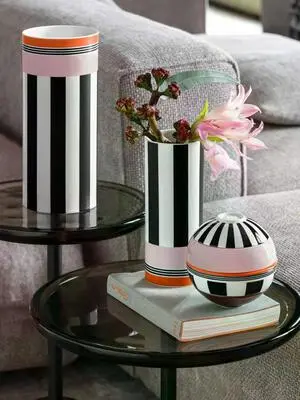 VILLEROY & BOCH Memphis Striped Vase