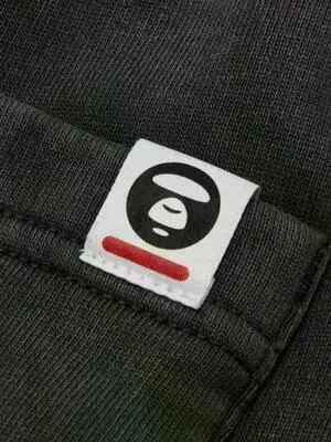 AAPE BY *A BATHING APE Moonface Embossed-logo Shorts