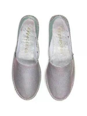 ESPADRILLES Dommy Glitter-effect Platform
