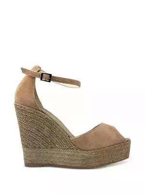 ESPADRILLES Sasha Suede Wedge - Neutrals