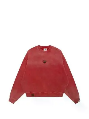 AAPE BY *A BATHING APE Crew Neck Sweatshirt - Red