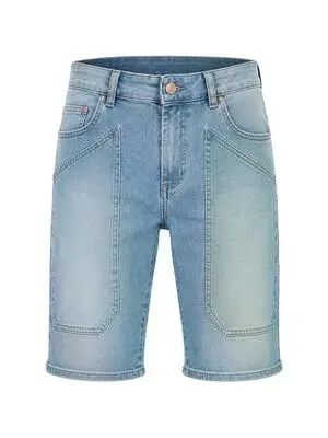 JECKERSON Patch-detail Denim Shorts