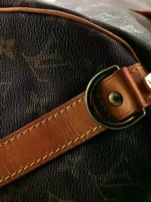 LOUIS VUITTON Keepall Bandouliere Monogram Canvas 45 Travel Bag - Brown