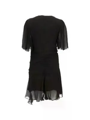 MARANT ETOILE Ruched Asymmetric Dress