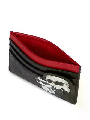 Karl Lagerfeld Ikon Monogram-pattern Cardholder