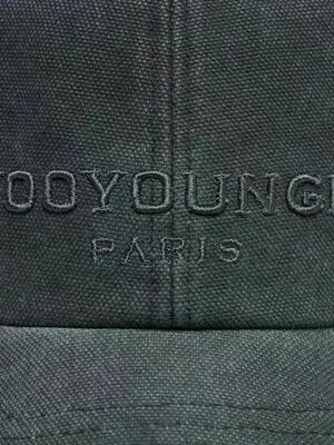 WOOYOUNGMI Logo Embroidered Faded-effect Cap