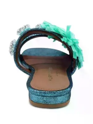 Kurt Geiger Raffia Embellished Sandals