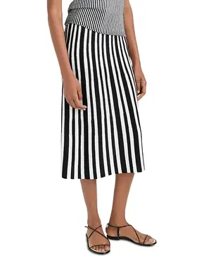 Proenza Schouler White Label Isley Skirt - Black/off White