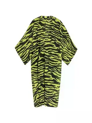 Attico Zebra-pattern Beach Cover-up
