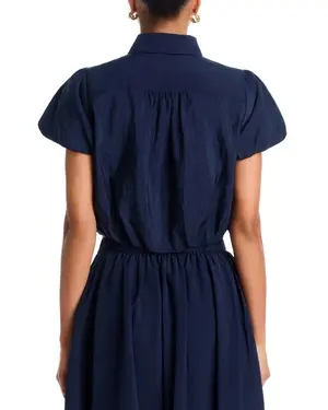 Cinq À Sept Allinae Cropped Shirt